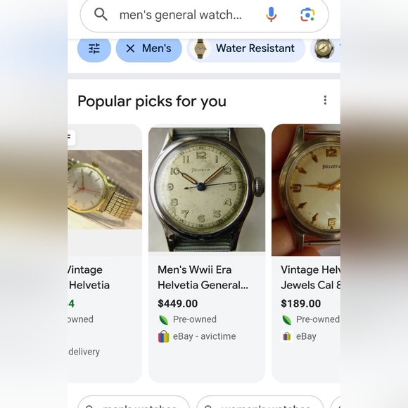 Helvetia | Accessories | General Watch Co Helvetia 7 Jewels Manual ...